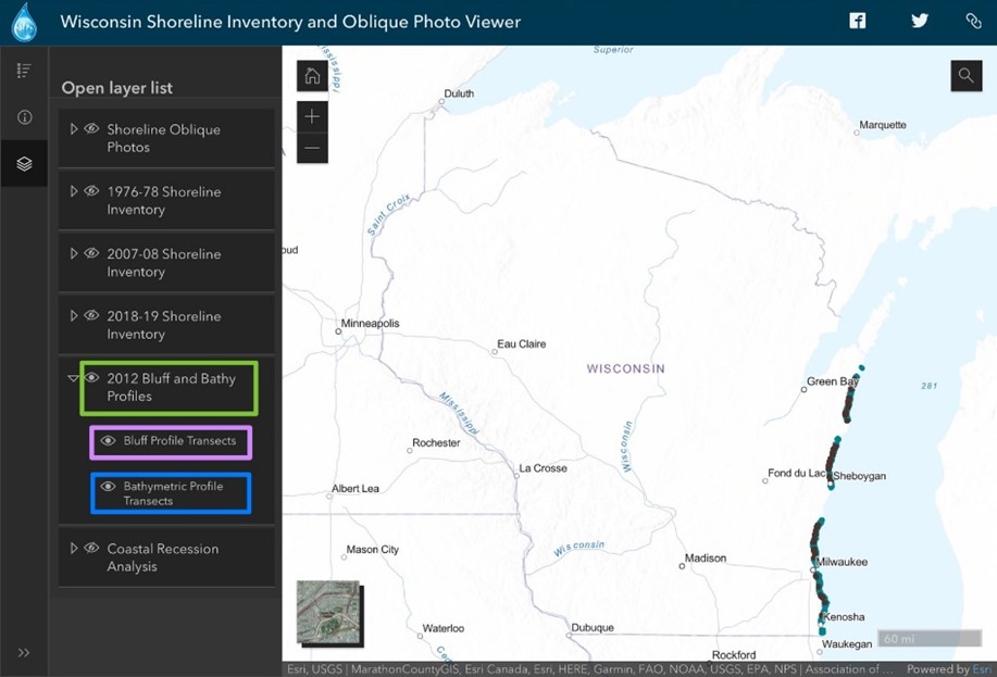 Updated: Wisconsin Shoreline Inventory & Oblique Photo Viewer ...